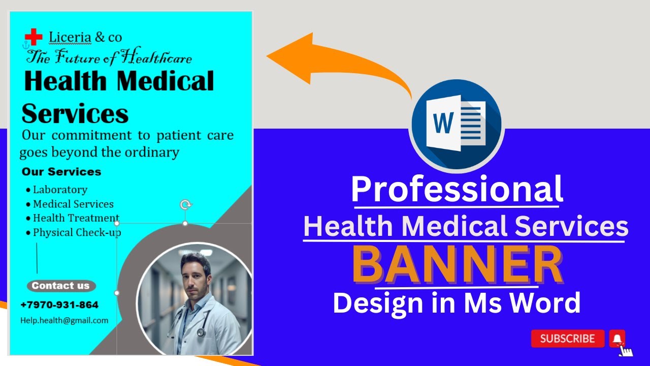 How to Poster design in Ms Word | Microsoft word Tutorial | Design a ...
