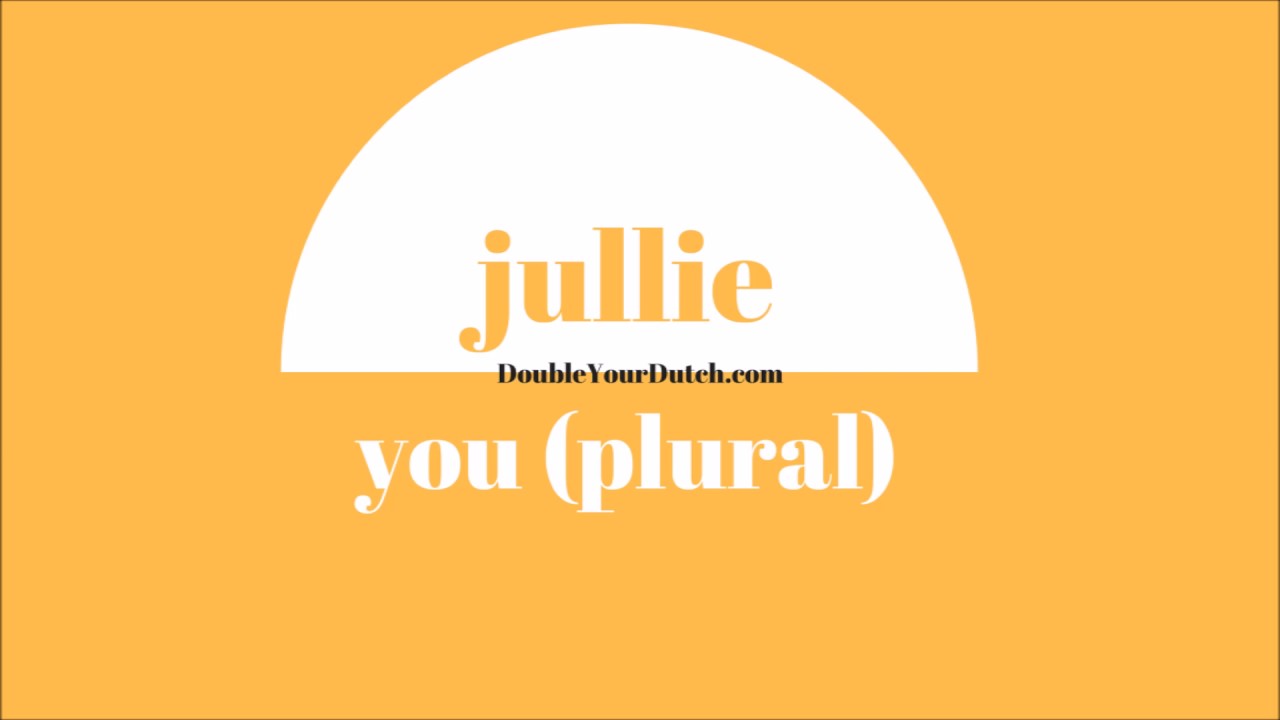 Lean Dutch Personal Pronouns - Lesson 4 - YouTube