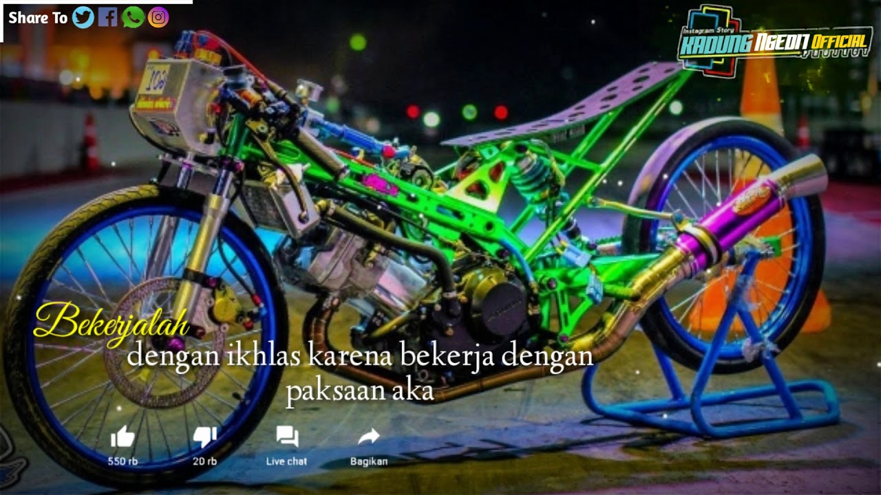 Story wa montor drag 30 detik - YouTube