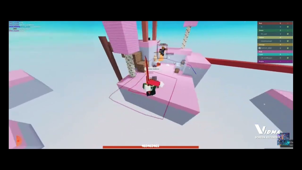 exploding in bed wars trying to get a win - YouTube