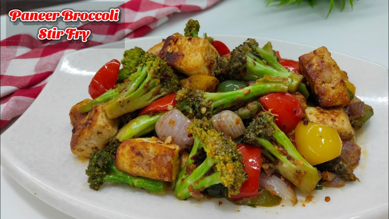 Paneer broccoli stir fry Indian style | paneer fry | broccoli vegetable ...