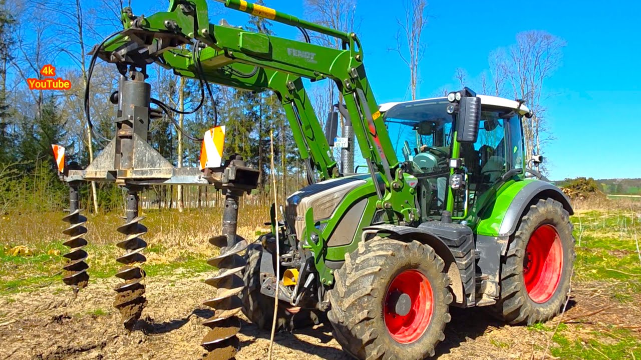 Fendt 513 Vario the triple forest drill specialist for tree replanting ...