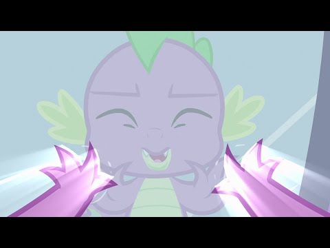 Spike Follows Twilight Through The Mirror - My Little Pony Equestria Girls (2013)