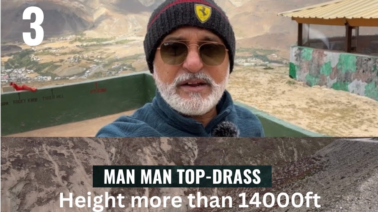 👍Man man Top, Ladakh | यहां से टाइगर हिल दिखाई देता है | beautiful ...