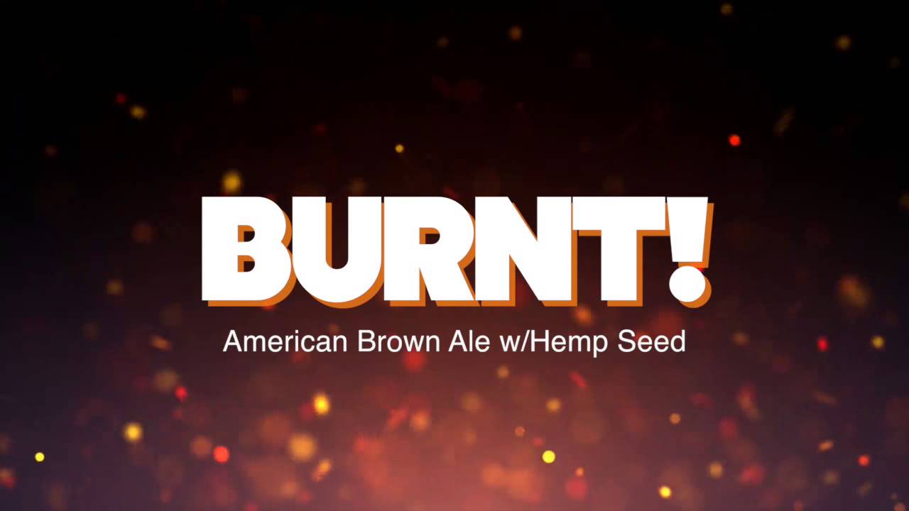 BURNT! American Brown Ale brewed w/Hemp Seed: Madison Brewing Co. - YouTube
