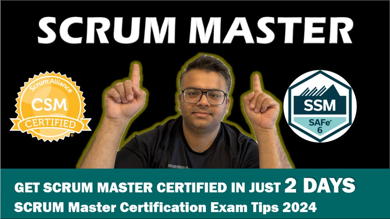 How to become a Scrum Master over a weekend 2024 | CSM/SSM in 2 Days - YouTube