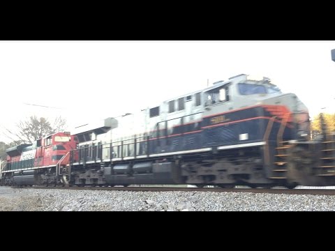 NS 9976 leads NS 143 @Argo, AL w/ NS 8101 & Ferromex!! 3-18-17 - YouTube