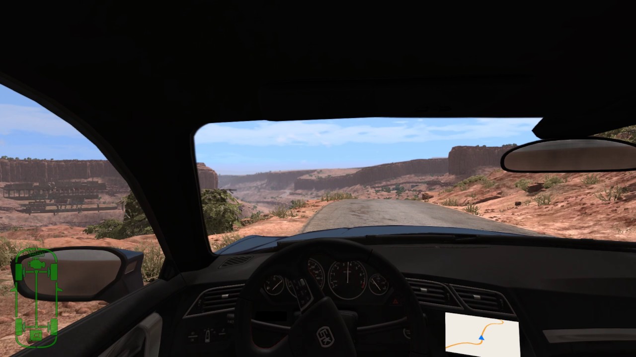 BeamNG Understeer Crash - YouTube