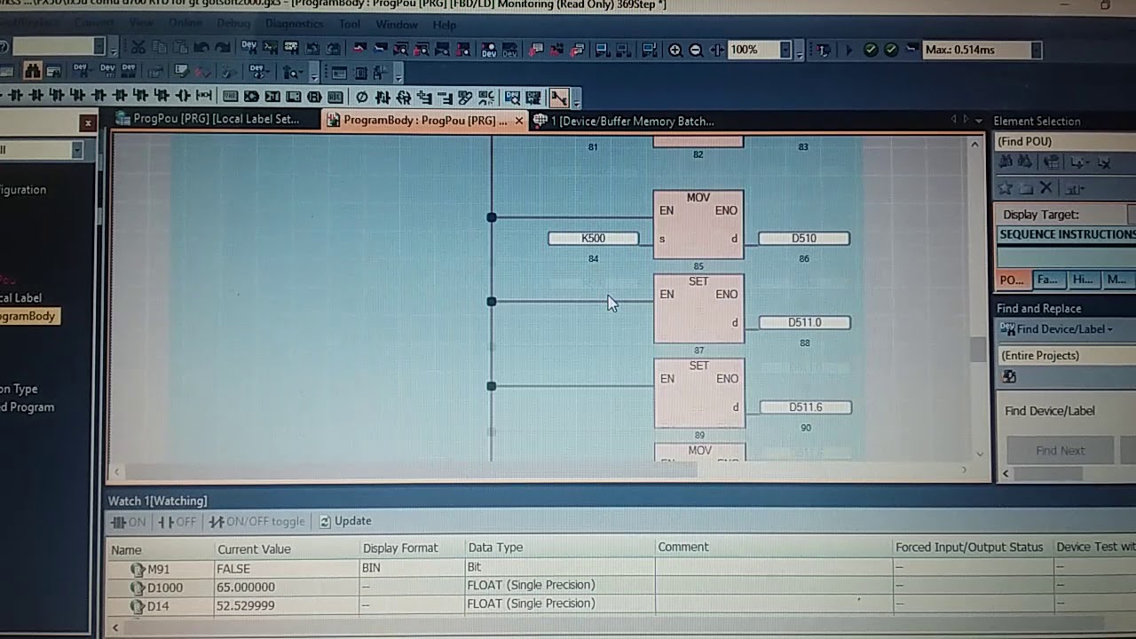 Test PID FX5U - YouTube