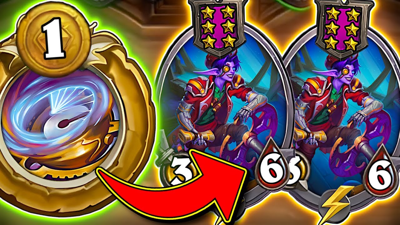 Super Lucky Hero Power Wins the Game! | Hearthstone Battlegrounds - YouTube