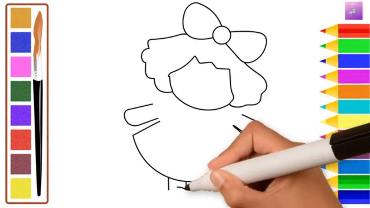 Drawing for Kids | Learn Drawing for children | kids tv | Cute coloring ...