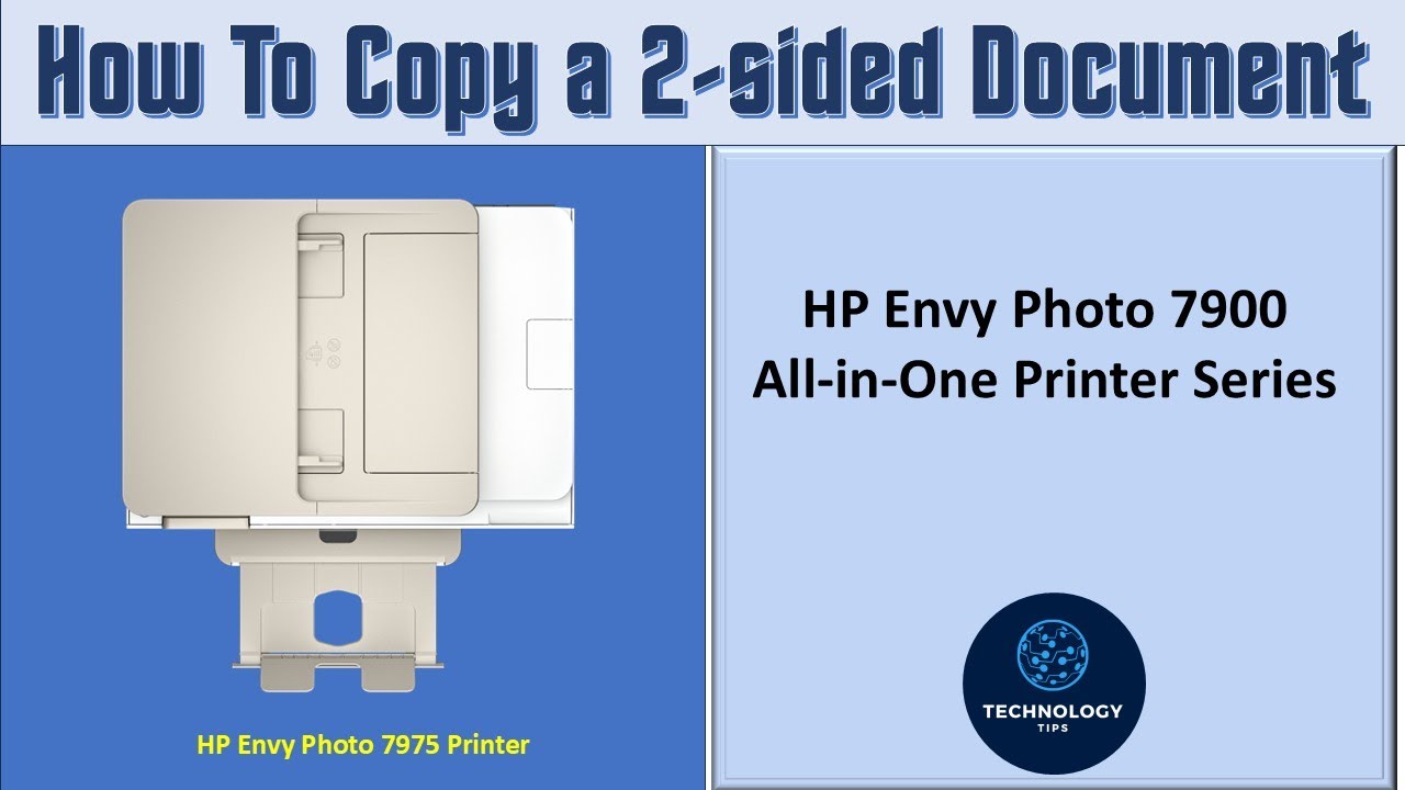 How to Copy a 2 sided document using the document feeder on HP Envy ...