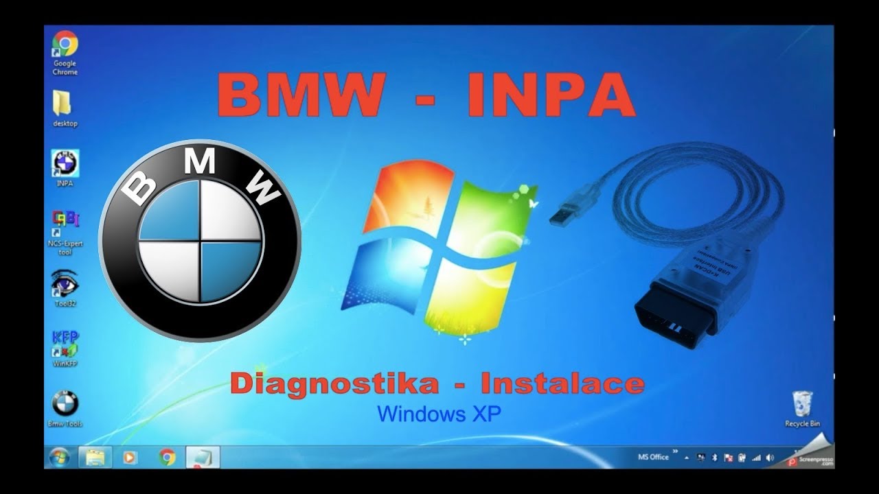 BMW Inpa - Instalace diagnostiky Win XP - YouTube