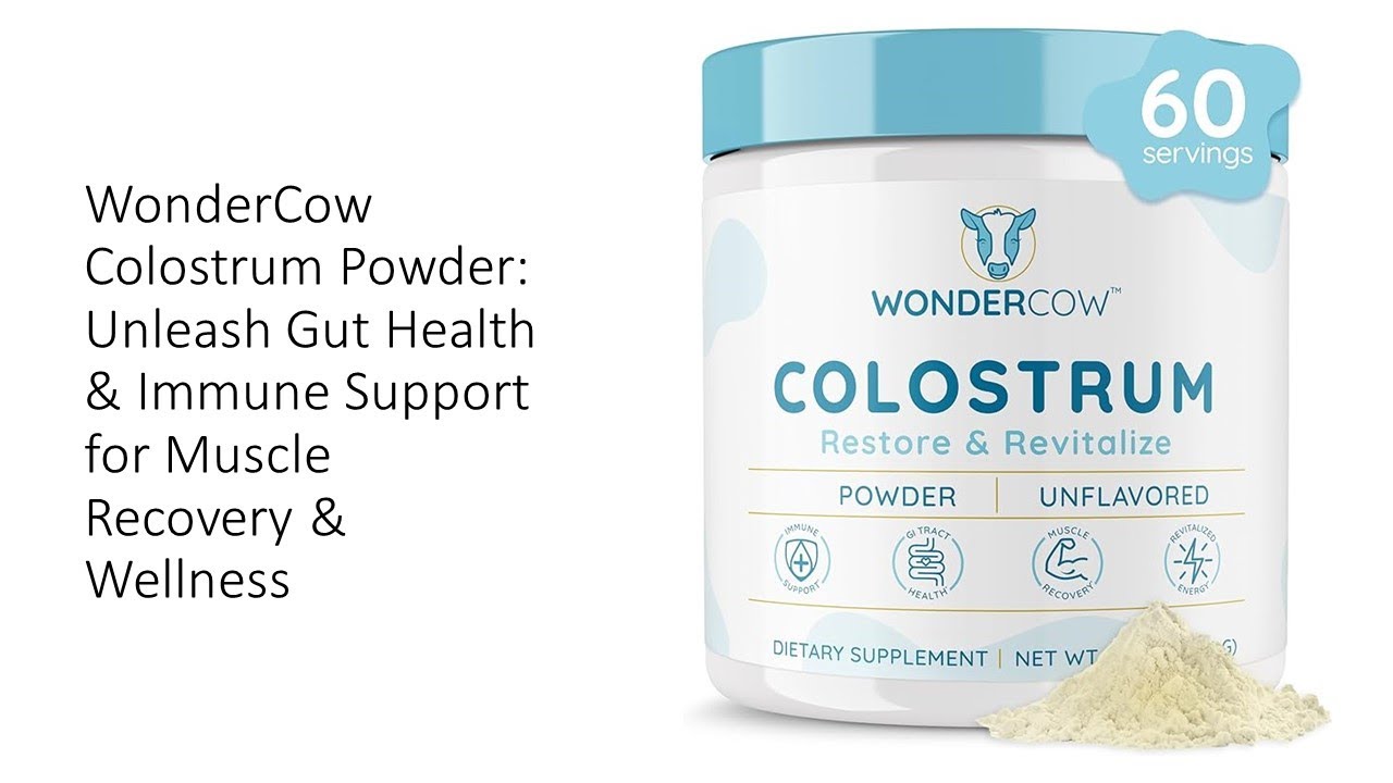WonderCow Colostrum Powder: Unleash Gut Health & Immune Support for ...