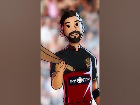 RCB #rcb #rcbwinstatus #viratkohli #virat #MI #2danimation #animation ...