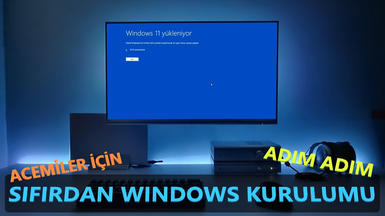 ACEMİLER İÇİN 🥲 SIFIRDAN WINDOWS 11 KURUYORUZ! ADIM ADIM & KOLAY YÖNTEM ...