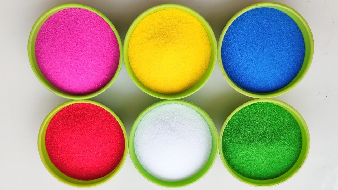 How to Draw Easy Landscape Rangoli Tutorial｜Satisfying Colorful Sand ...