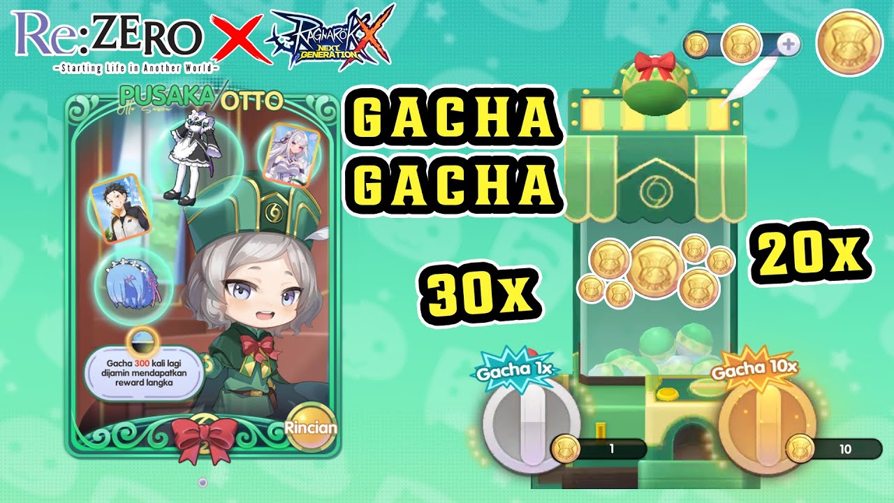 ROX - PANAS GACHA RE:ZERO HARI INI !! BERTABUR EMAS ?? - YouTube