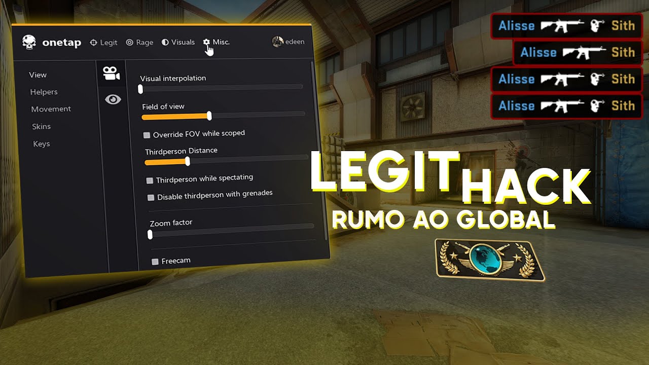 LEGIT HACK #2 (ft.ONETAP) - YouTube