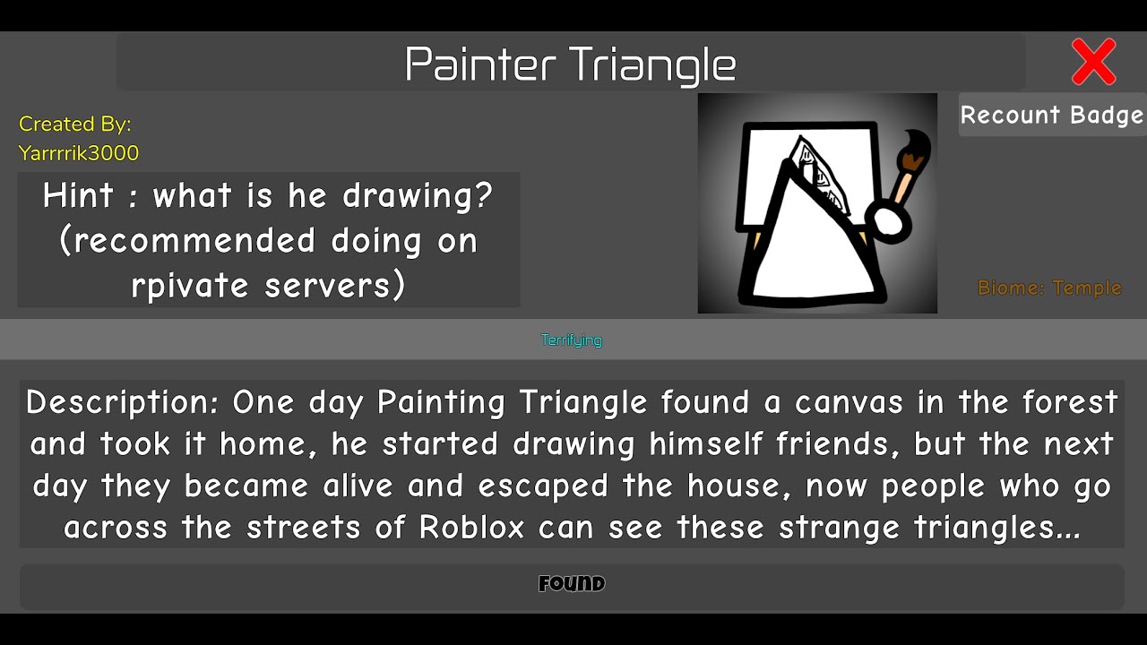How to get Painter triangle | find the triangles (114) - YouTube