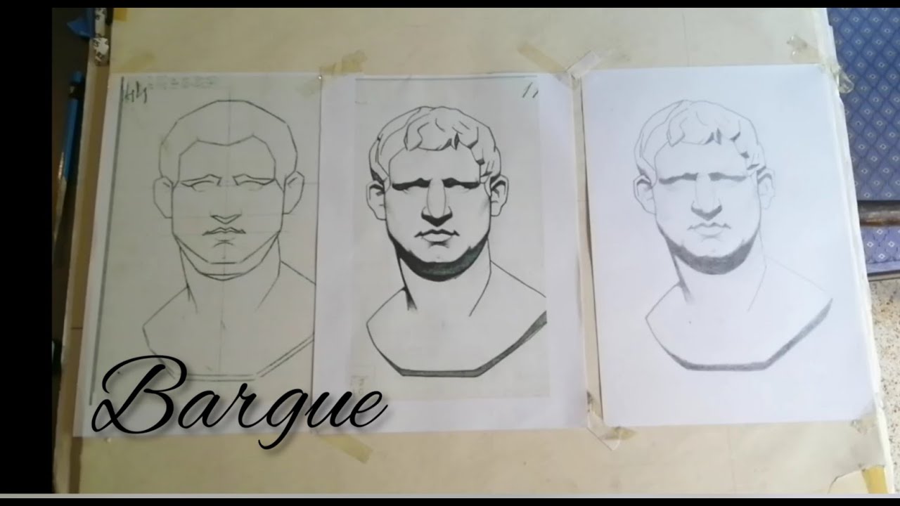 Bargue Drawing Plate 49 -Marcus Vipsanius Agrippa || Ouvrages d'art by ...