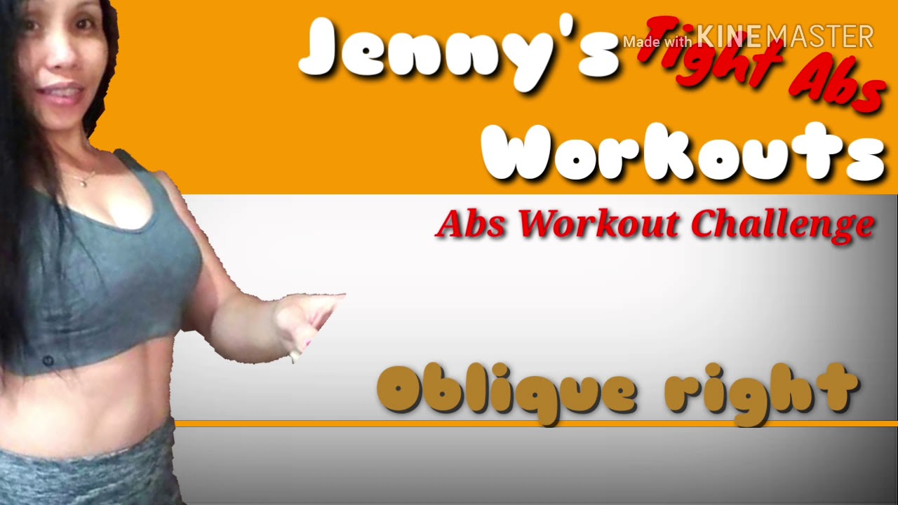 Abs Workout Challenge - (Part 1) - Jenny's Workouts - Jenny Mae - YouTube