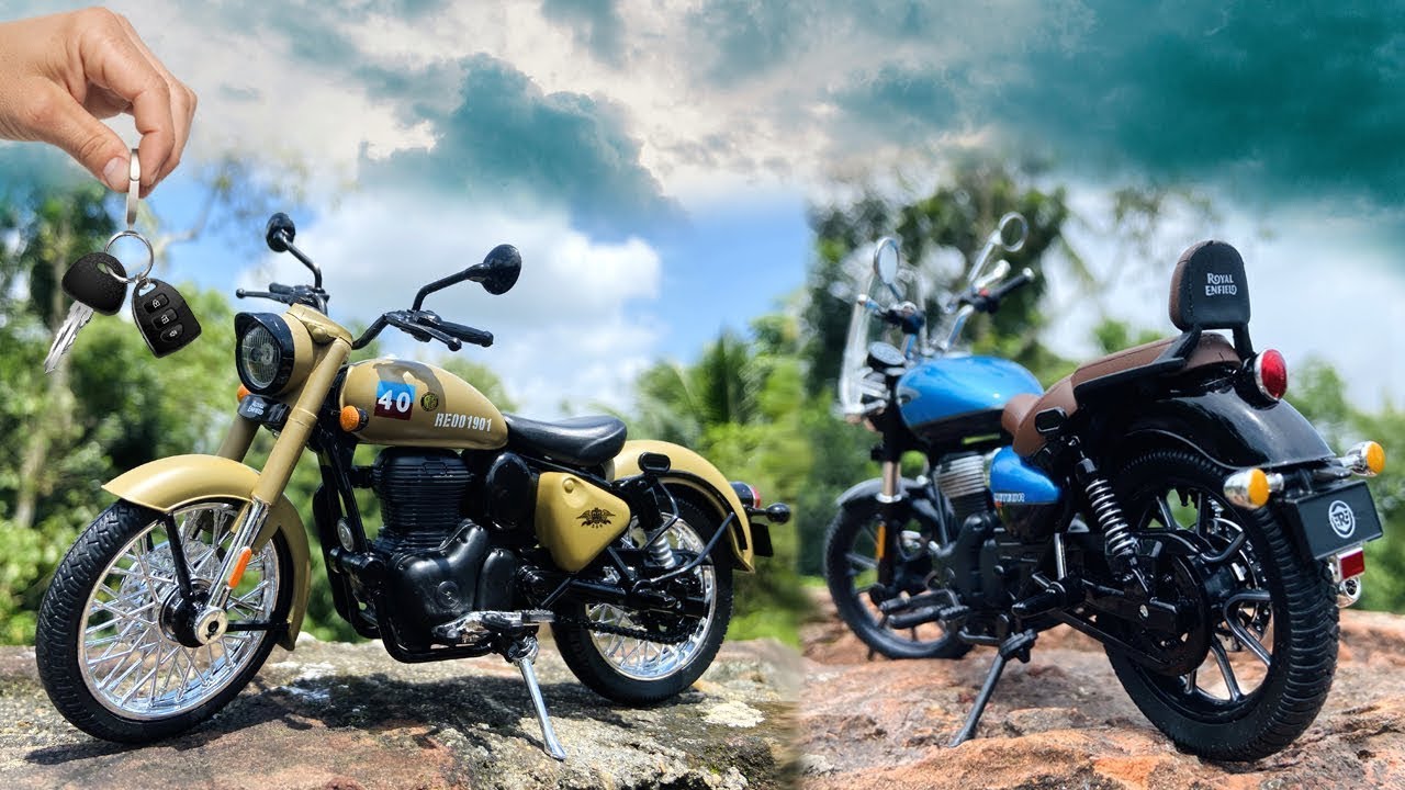 Live Stream 🔴 Unboxing of Royal Enfield Scale Model Meteor 350 Scale 1: ...