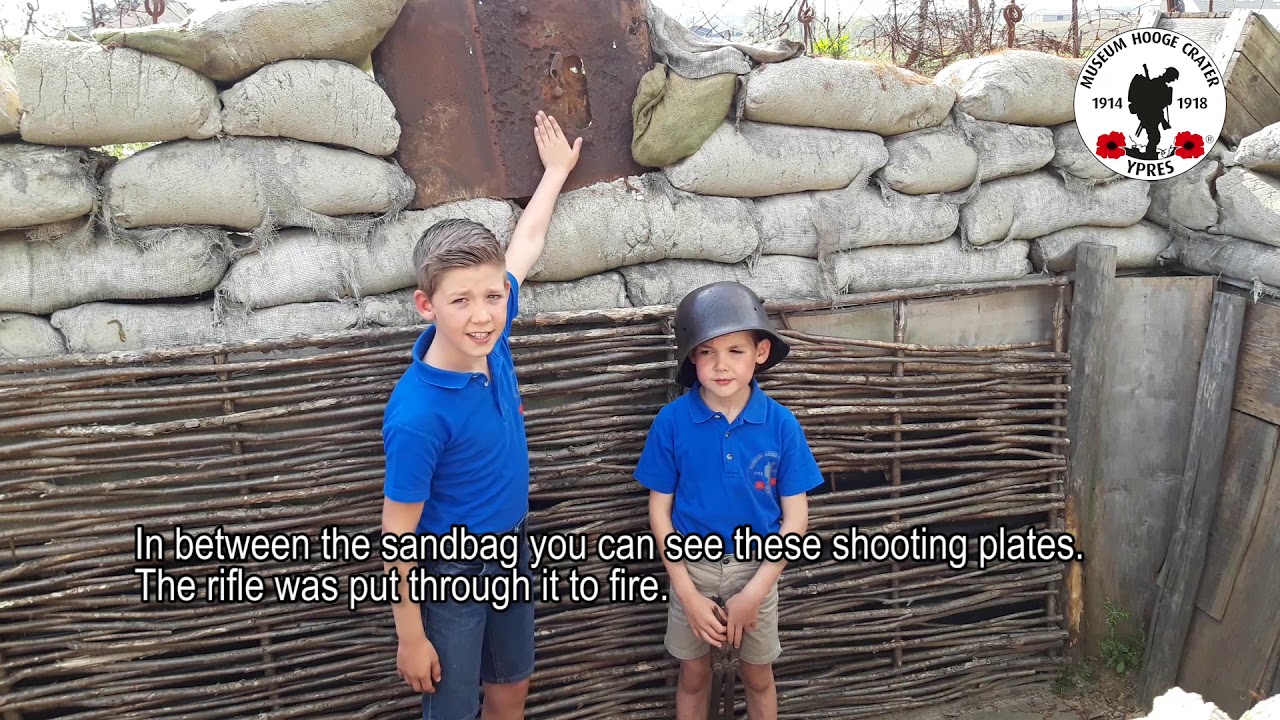 Hooge-Boys video 7: Duitse loopgraven --- German trenches @Hooge Crater ...