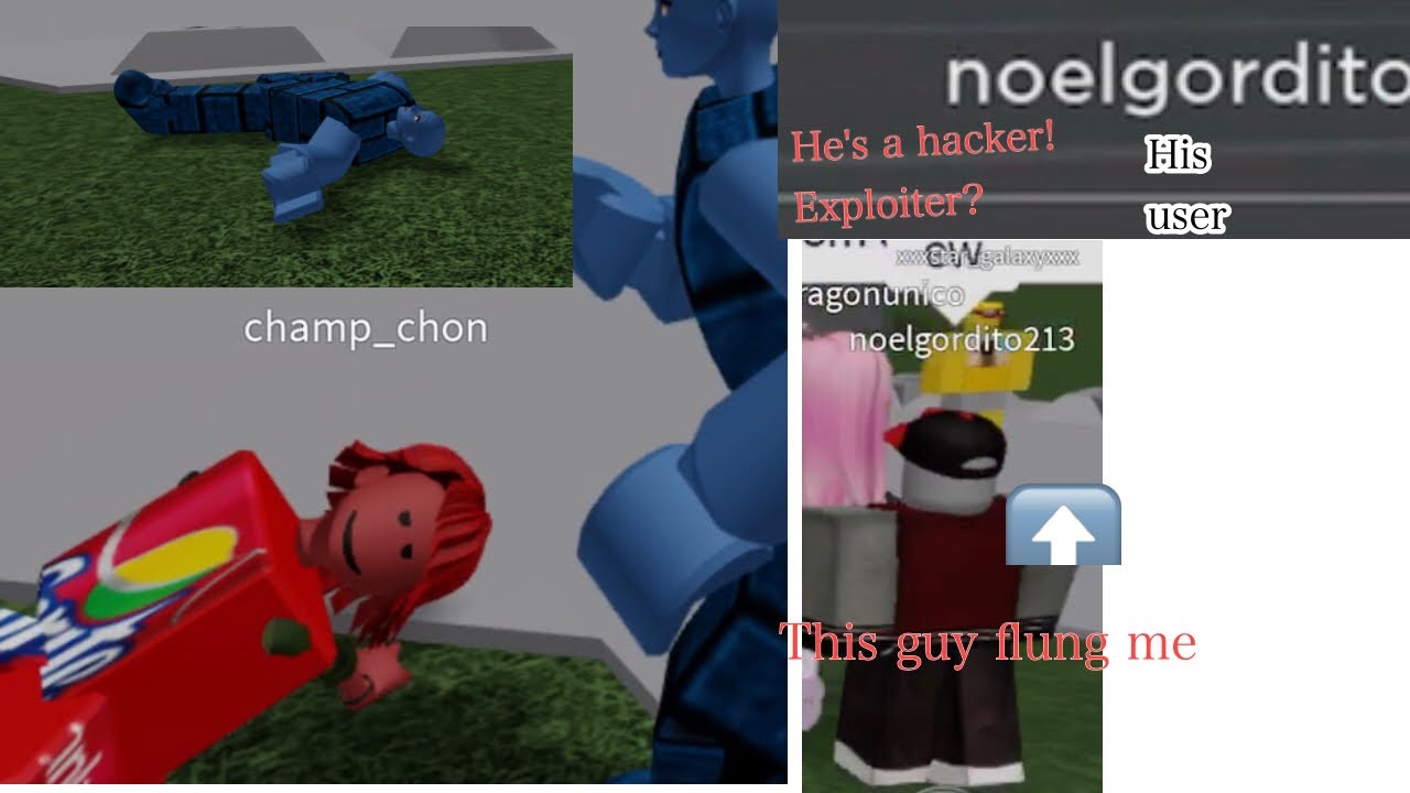 Hacker/ exploiter in my game - Roblox - ragdoll engine - YouTube