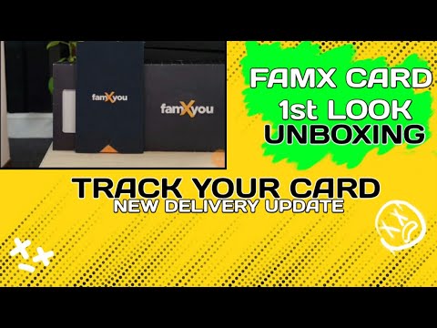 FAMX CARD 1st LOOK | FAMX CARD UNBOXING | TRACK YOU CARD | NEW UPDATE ...