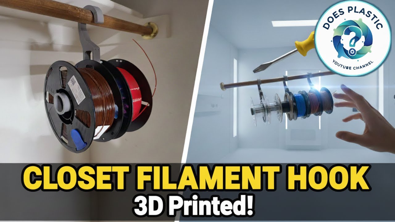 THE BEST Filament Hanger Ever #3dprinted #3dprinting - YouTube
