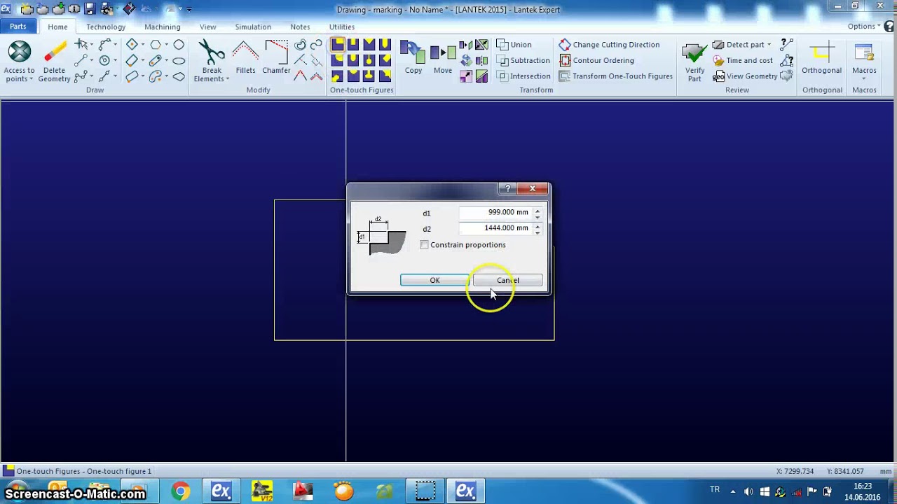Lantek Machining Adjustment - YouTube