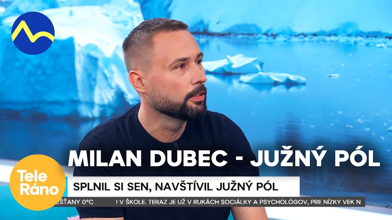 Milan Dubec si splnil cestovateľský sen - Južný pól | Teleráno - YouTube