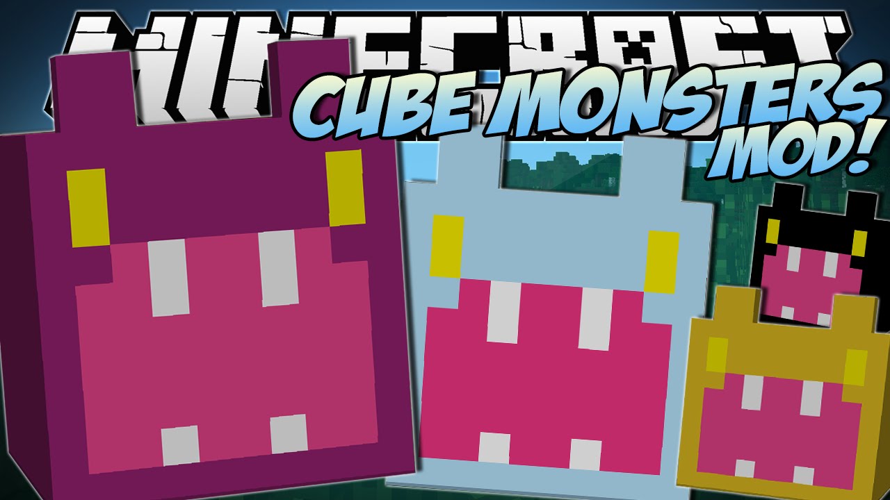 Minecraft | CUBE MONSTERS MOD (Tiny Cubes of EVIL!) | Mod Showcase ...