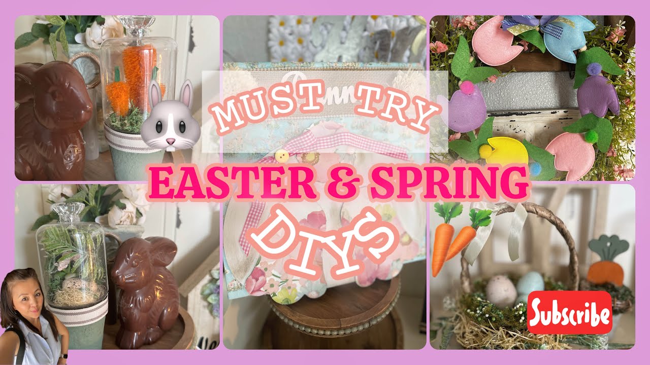 🥕🥕MUST TRY{EASY} SPRING CRAFTS FOR 2025@hometoinspirediyanddecor - YouTube