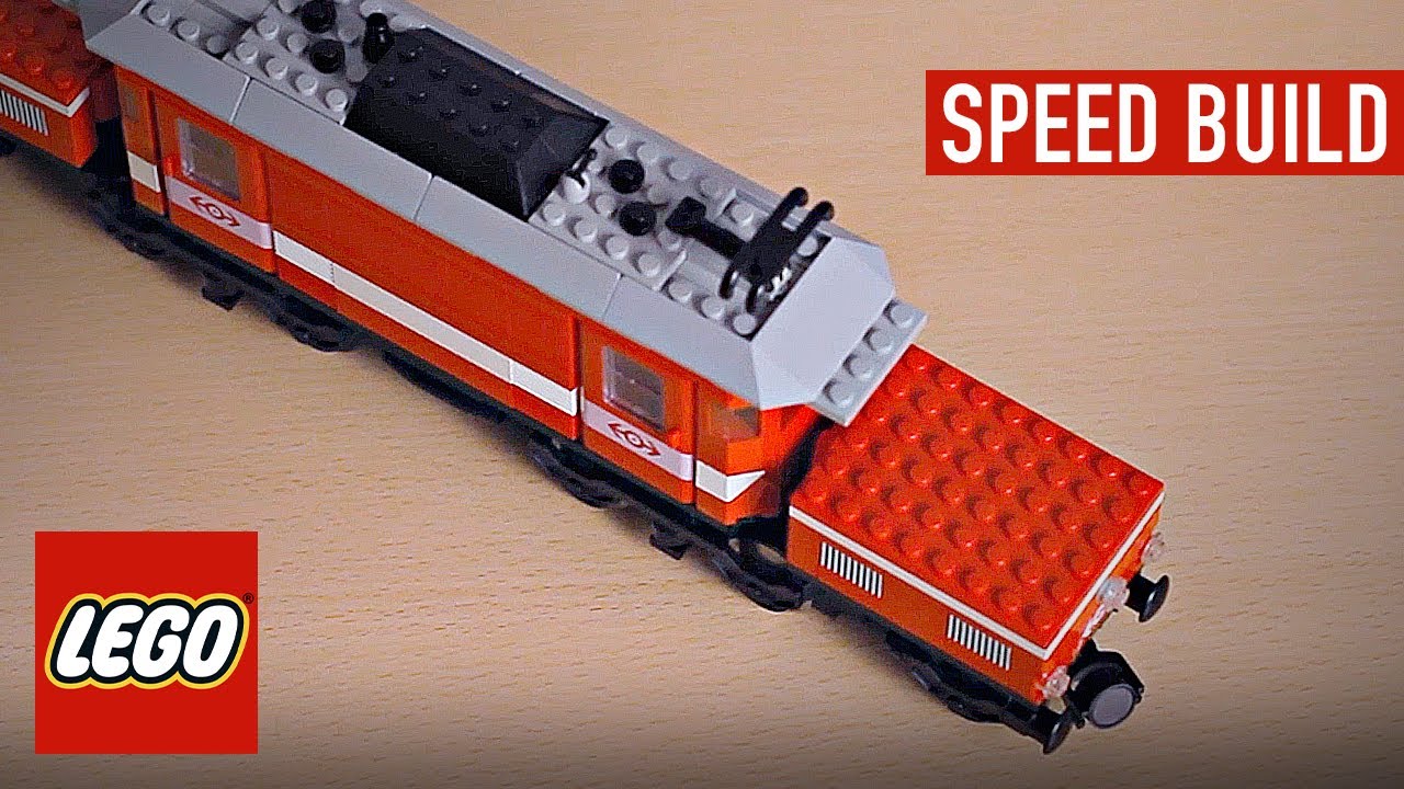 Vintage LEGO® Speed Build: 1991 Trains Set 4551 "Crocodile Locomotive ...