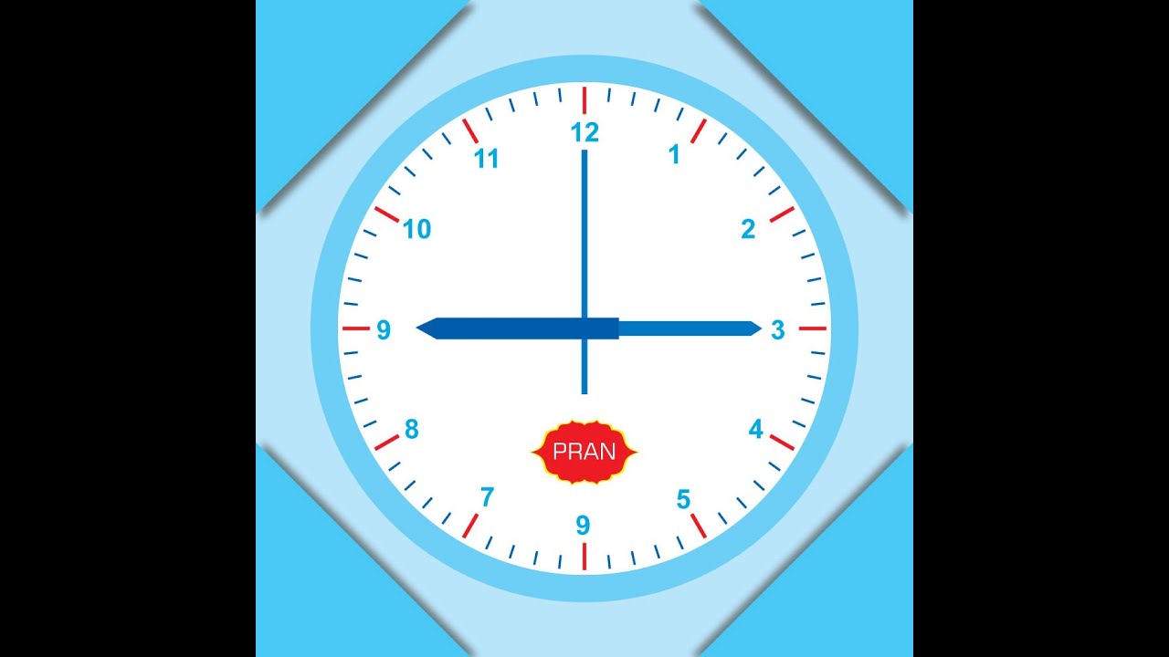 How to Make wall clock design vector | Graphics Take | Ai File | New ...