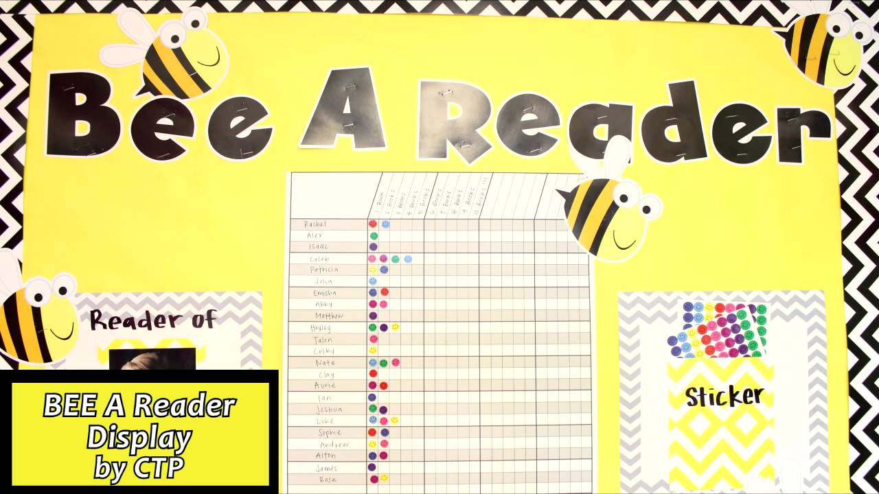 Bee A Reader Display by UISchoolSupply.com - YouTube