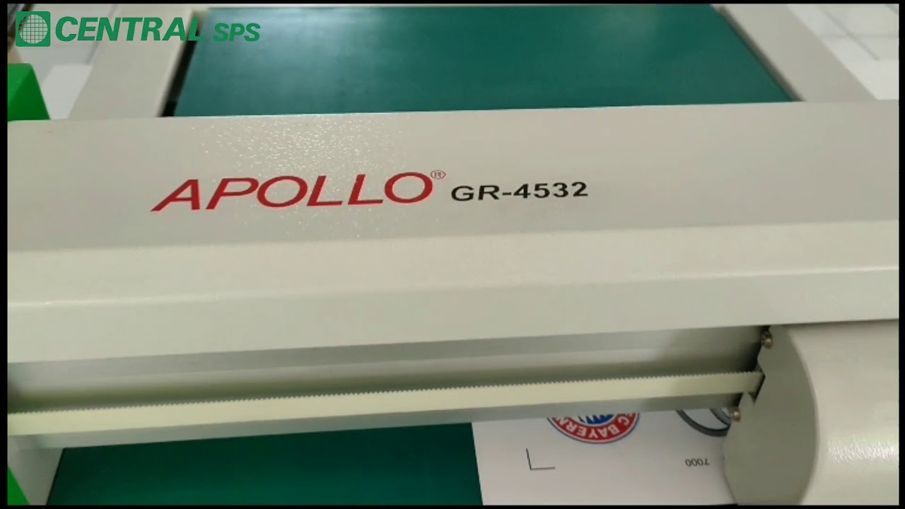 Mesin cutting flatbed Apollo GR-4532 - YouTube