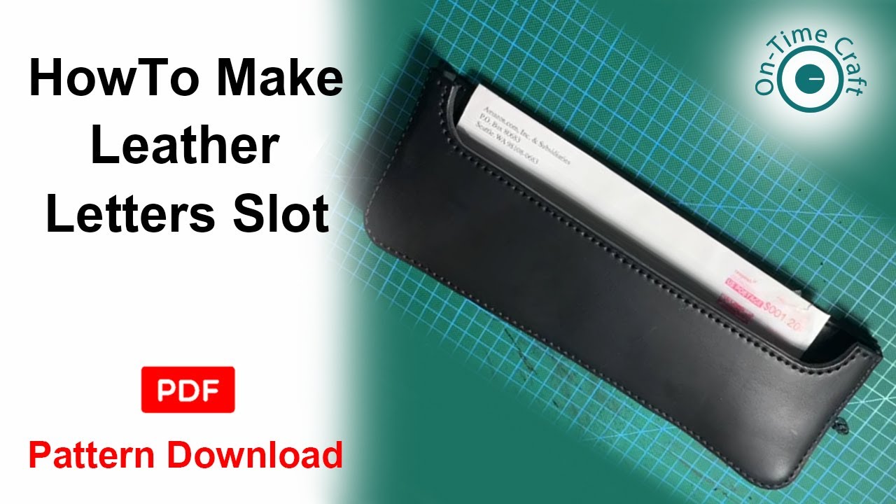 How to make letters slot stick on cupboard (EP31) PDF pattern - YouTube