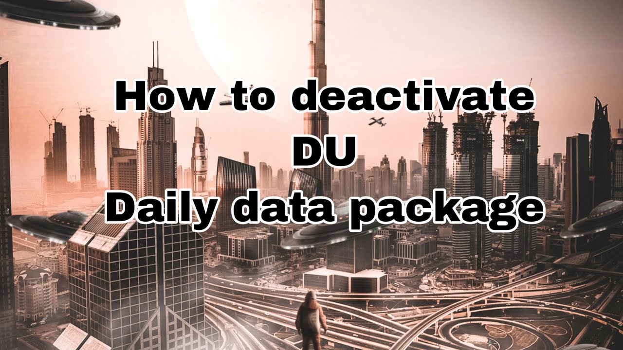 How to Deactivate DU Daily Data Package 2022 - YouTube