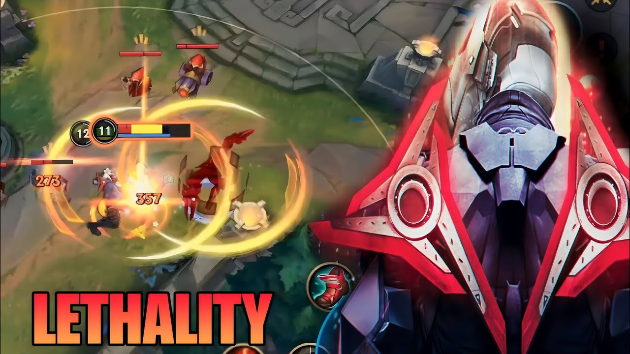 LETHALITY ZED IS NOW OP BEST BUILD and RUNES FOR ZED - STØRM WILD RIFT ...