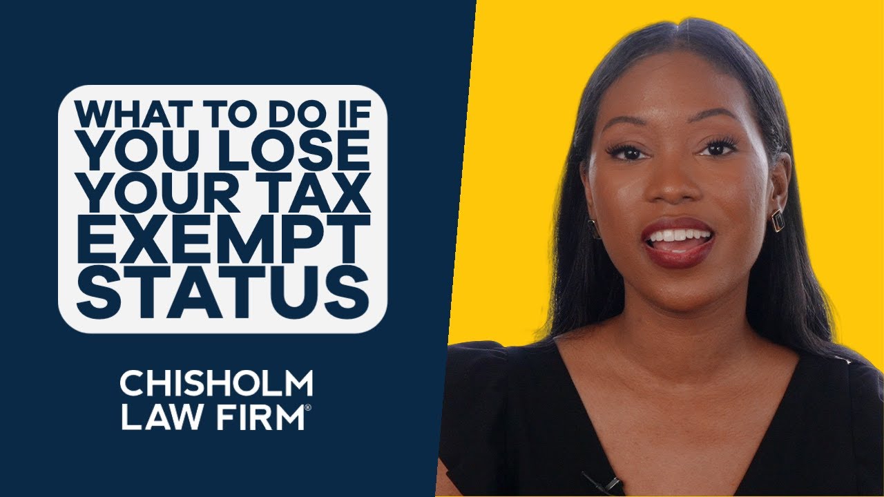 What To Do If You Lose Your Tax Exempt Status YouTube what-to-do-if-you-lose-your-tax-exempt-status-youtube