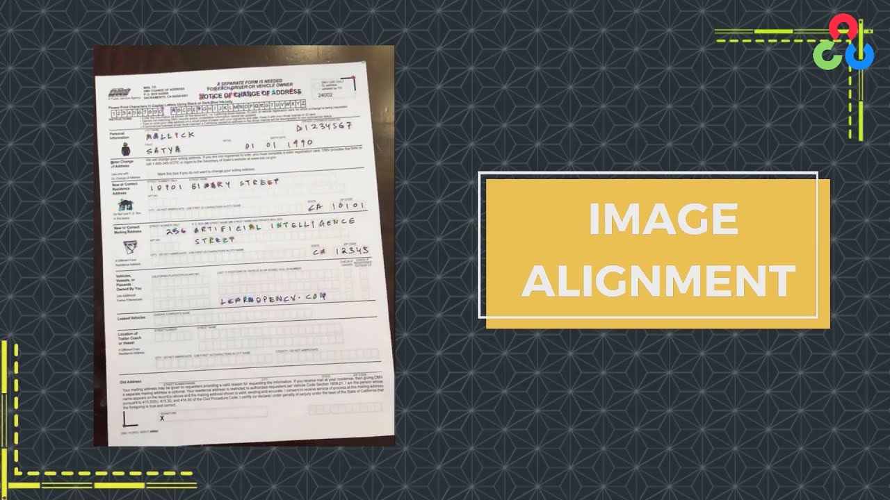 Image Features And Image Alignment Getting Started With Opencv Series Youtube