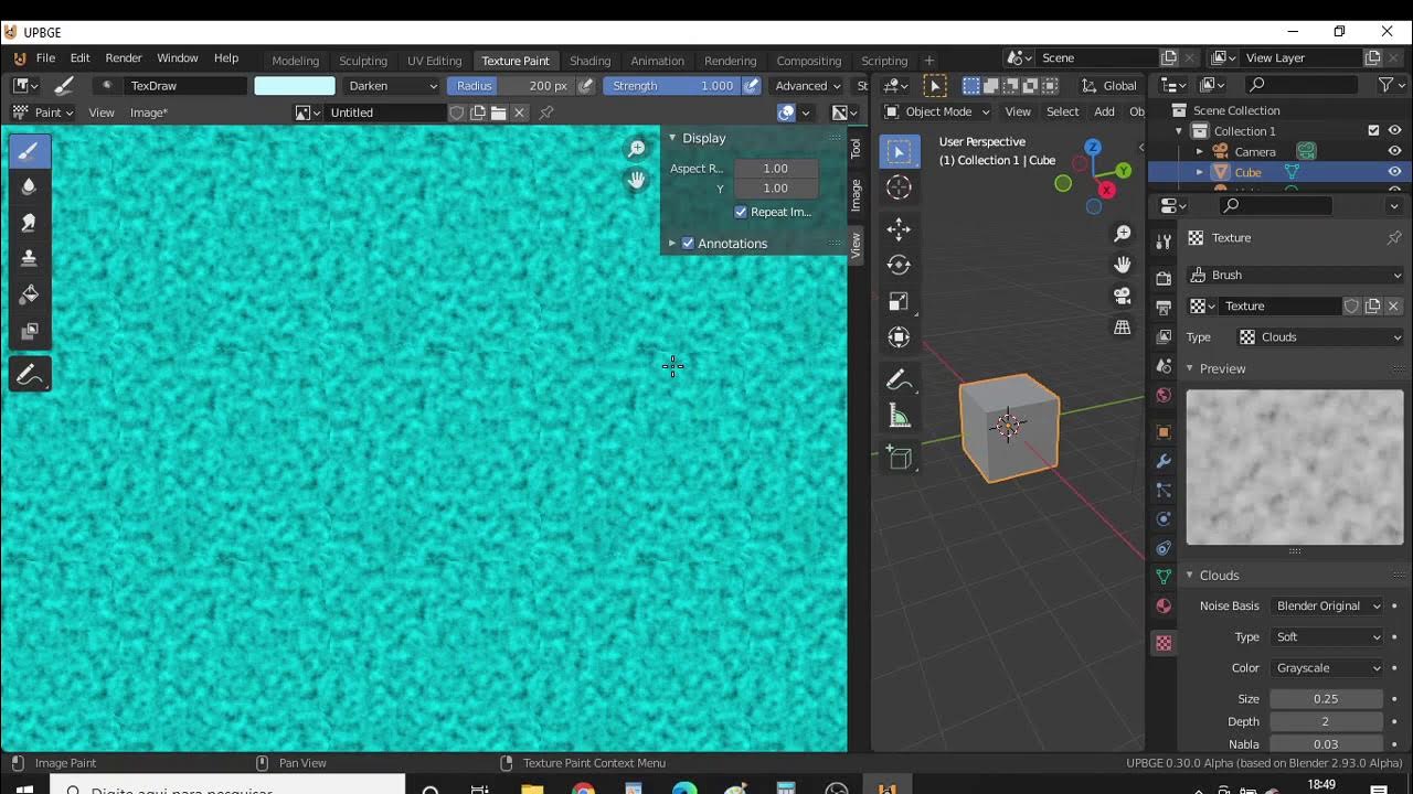 Como Fazer Textura de Água no Blender/UPBGE - YouTube