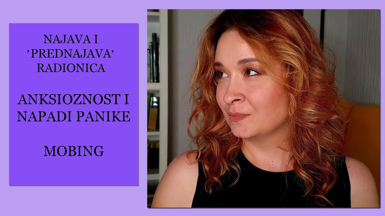 Najava radionica za OKTOBAR 2020.: ANKSIOZNOST i NAPADI PANIKE, MOBING ...