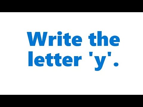 Write the Letter Y ABC Writing for Kids Alphabet Handwriting by ...