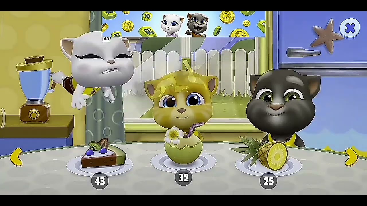 my talking tom friends eating contest part 5 - YouTube