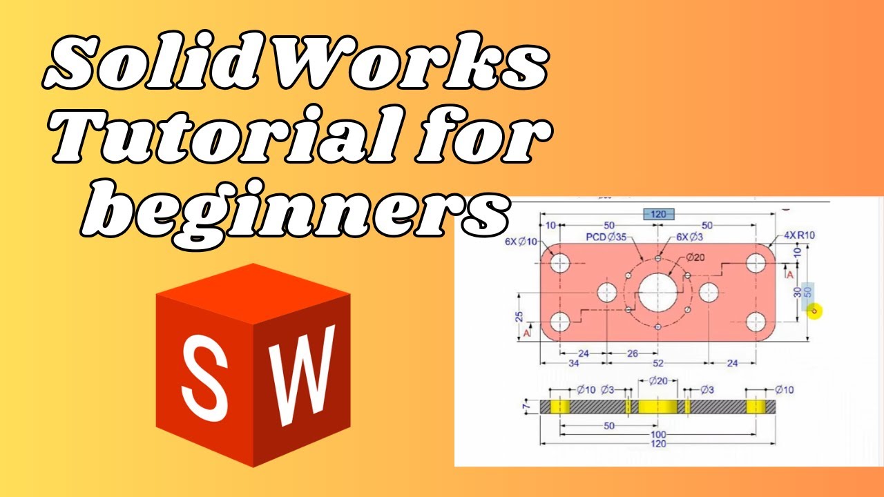 SolidWorks Tutorial for beginners | TheLearnPro | #solidworks #design ...