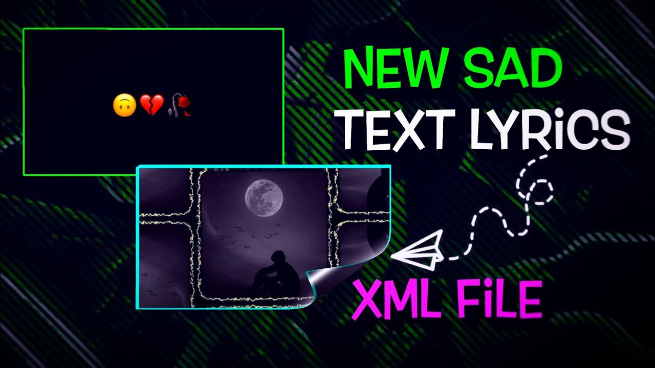 - New Sad Text Effect !! in alight motion !! New Tending Sad Lyrics ...